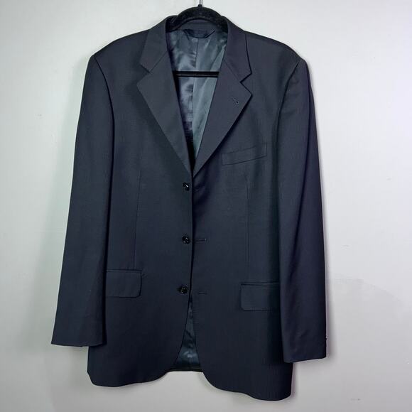Baroni | Suits & Blazers | Baroni Couture Blazer Mens 42l Black ...